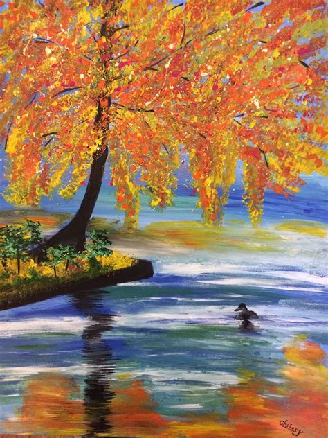Duck Pond Painting At Explore Collection Of Duck