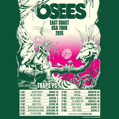 Osees Announce Summer And Fall 2026 Us Tour Dates Mxdwn Music
