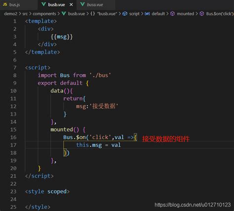 Vue组件数据通信 Bus事件总线vue Bus总线注册事件和销毁 Csdn博客