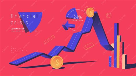 Premium Vector Financial Crisis Concept Flat Illustration With