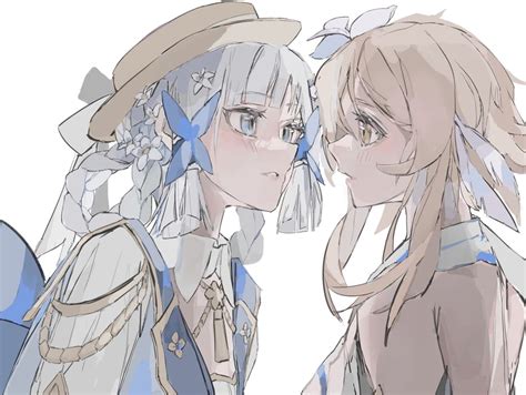 Lumine Kamisato Ayaka And Kamisato Ayaka Genshin Impact Drawn By Viareiz Danbooru
