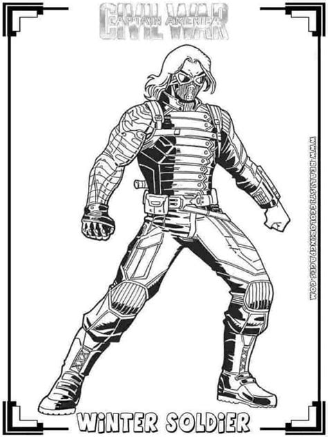 Captain America Printable Coloring Pages Yuk Sebar