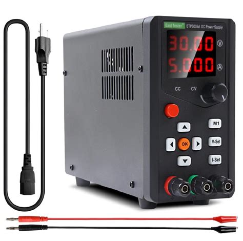 Variable DC Power Supply High Precision Bench Power Supply With Memory Storage Encoder Knob