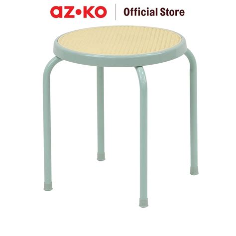 Jual Azko Soleil Hinata Bangku Metal Stool Tempat Duduk Serbaguna Bangku Acara Cafe Furniture