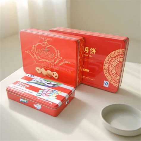 Custom Rectangular Cookie Tin Box Manufacturer China Rectangular Cookie Tin Box Custom Factory