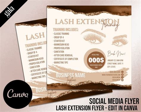 Lashes Flyer Lash Training Course Lash Class Lash Extension Course