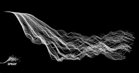 웨이브 배경입니다 추상적인 벡터 일러스트입니다 3d 기술 스타일입니다 입자를 가진 네트워크 디자인입니다 3차원 형태에 대한 스톡 벡터 아트 및 기타 이미지 Istock