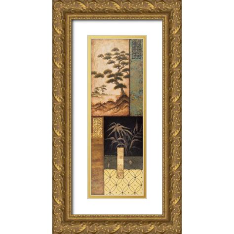 Marcon Michael 7x14 Gold Ornate Wood Framed With Double Matting Museum