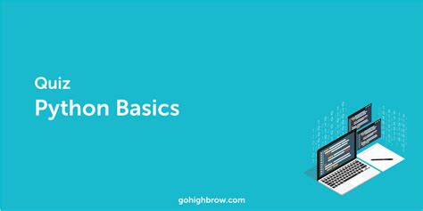 Quiz Python Basics Highbrow