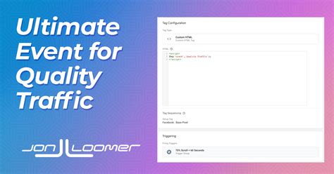 Create A Meta Custom Event That Combines Time Spent And Scroll Depth