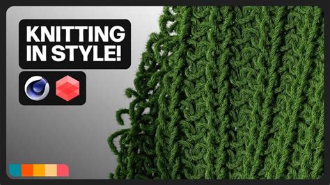 make procedural knitting in cinema 4d cinema 4d tutorial cinema 4d