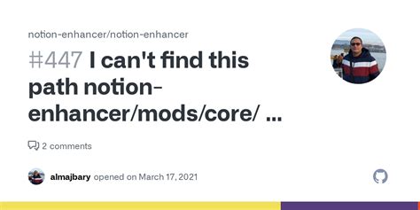 I Cant Find This Path Notion Enhancermodscore On My Mac · Issue 447 · Notion Enhancer