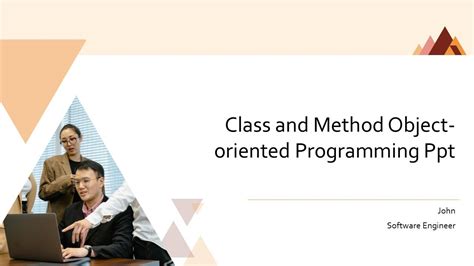 Class And Method Object Oriented Programming Ppt Example Acp