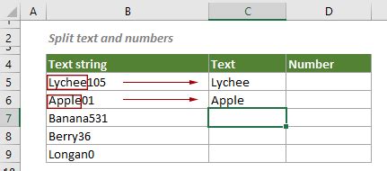 Excel Tutorial Split Text Number And Date Cells Separate Into Multiple Columns
