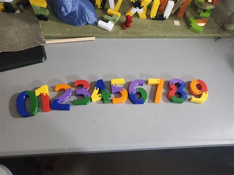 Puzzle Numbers By Blindvia Download Free Stl Model