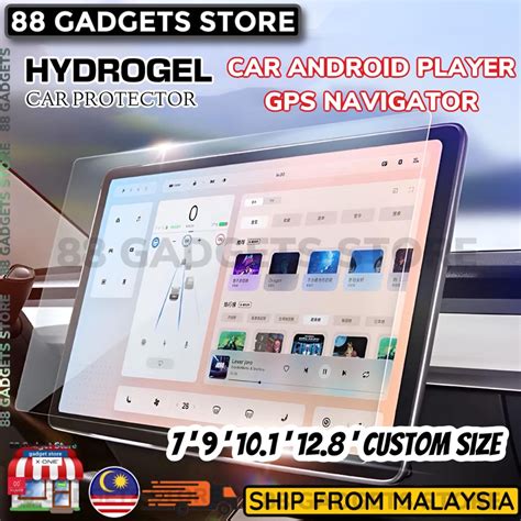 7 8 9 10 11 12 Inch Car Android Player Lcd Display Gps Hydrogel Screen Protector