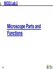 Lab Microscope Cells And Organelles Pdf BIO Lab Microscope Parts And Functions
