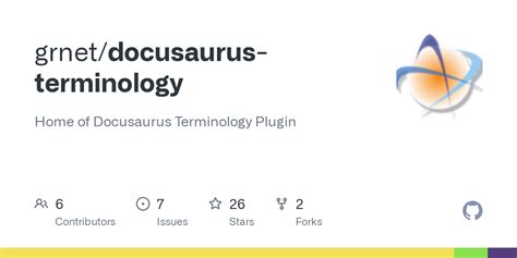 Github Grnetdocusaurus Terminology Home Of Docusaurus Terminology
