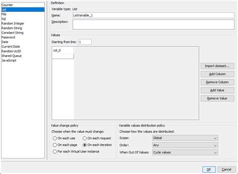 NeoLoad Parameterization Variable Steps To Define A Variable