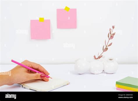 Tidy Workspace Setup Writing Desk Tools Equipment Smart Office Arrangement Study Table