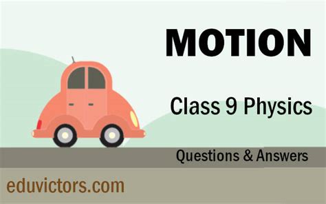 CBSE Papers Questions Answers MCQ Class Science CH Motion Class Science