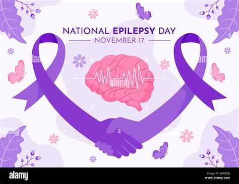Epilepsy Awareness Month Vector Illustration Is Observed Every Year In