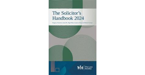 The Solicitors Handbook 2024 Legal Profession Law Professional