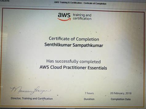 Senthilkumar Sampathkumar On Linkedin Just Acquired Aws Cloud Practitioner