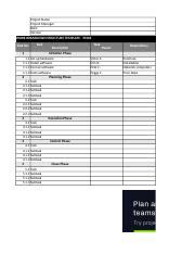 WBS Template ProjectManager ND Xlsx Project Name Project Manager Date Version WORK