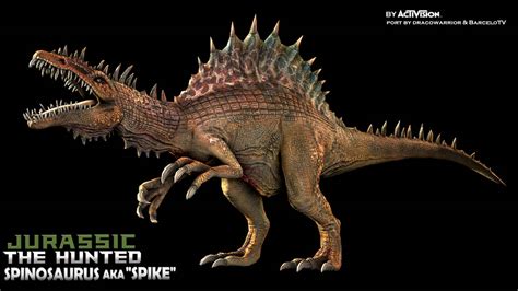 Jurassic The Hunted Spinosaurus Spike Render 08 By Dracokhajiit On