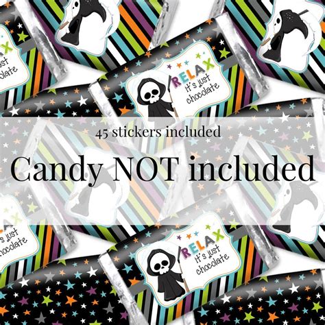 Grim Reaper Mini Candy Bar Wrappers Amanda Creation