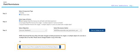 Guide Update Field Permissions For Multiple Salesforce Objects