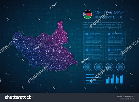 South Sudan Map Infographics Template Diagram Stock Vector Royalty Free 2218950503 Shutterstock