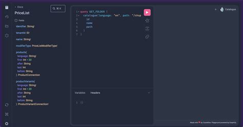 Retrieving Price List Info From The Catalogue Crystallize