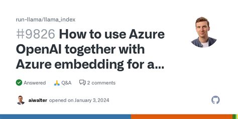 How To Use Azure Openai Together With Azure Embedding For A Query