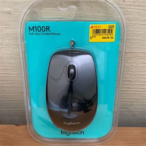 Logitech Wired Mouse M100r Computers And Tech Parts And Accessories