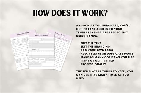 Order Form Template Simple Order Form Template Order Form Template Editable Order Form Template