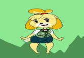 Isabelle Showing Off Her Power Level Isabelle Know Your Meme