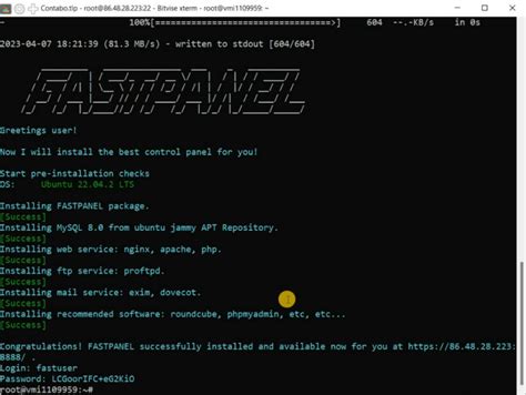 Install Fastpanel On Contabo Cloud Vps With Ubuntu 2204 Lts