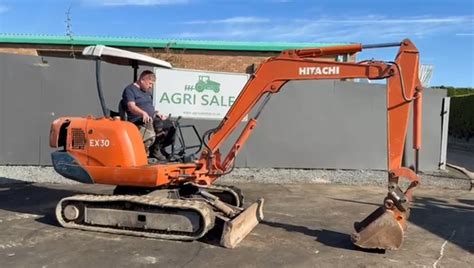 Hitachi Ex30 Excavatorrubber Trackscw Bucketvideo Ebay Uk