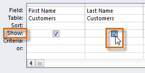 Access Designing A Query