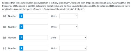 solved suppose that the sound level of a conversation is