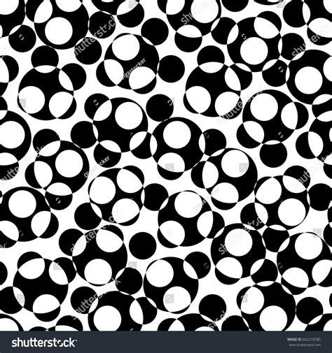 Vector Monochrome Texture Black White Seamless Stock Vector Royalty Free 602210780 Shutterstock