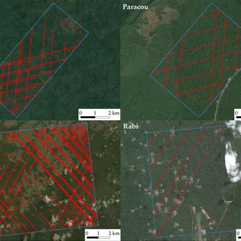 Als Acquisition Areas Blue And Filtered Gedi Footprints Red Over