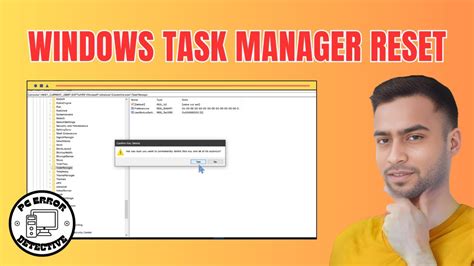 How To Reset Task Manager In Windows 10 YouTube