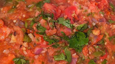 Spicy Oven Roasted Tomato Salsa With Cilantro A Cents For Cookery