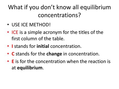 Ppt Calculating Equilibrium Constants Powerpoint Presentation Free