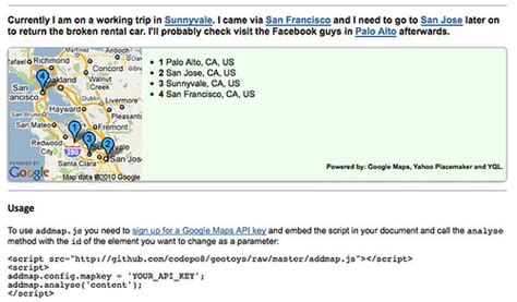 Adding Map Links And A Small Map To Any Text Using JavaScript Addmap Js Christian Heilmann
