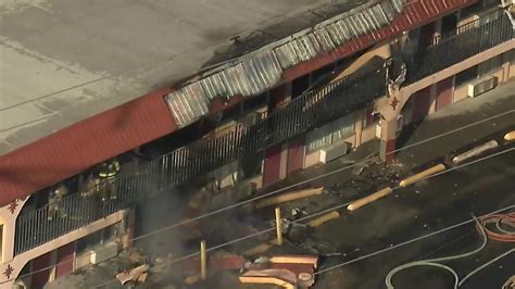 Crews Battle Motel Fire In Sw Oklahoma City