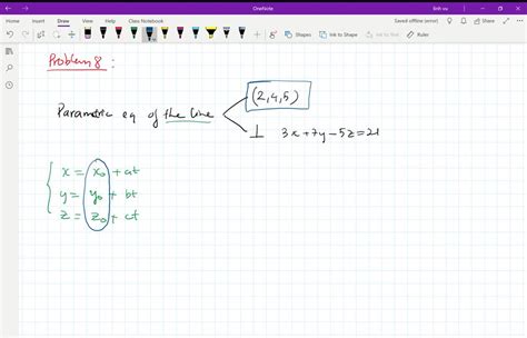 Solved Find Parametric Equations For The Lines The Line Through 2 4 5